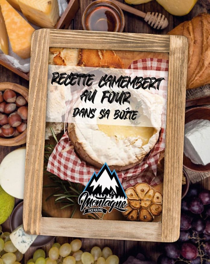 Camembert au four dans sa boîte • Montagne Trekking