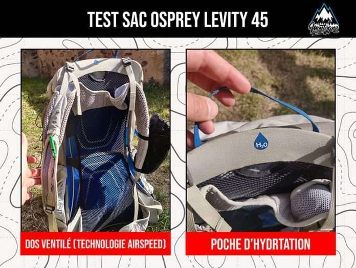 Test Sac Osprey Levity 45 • Montagne Trekking