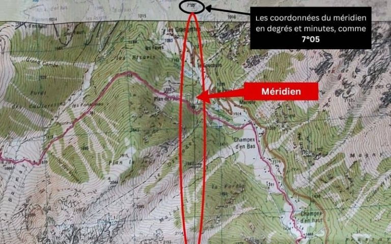 Comment trouver le Nord sur une carte IGN